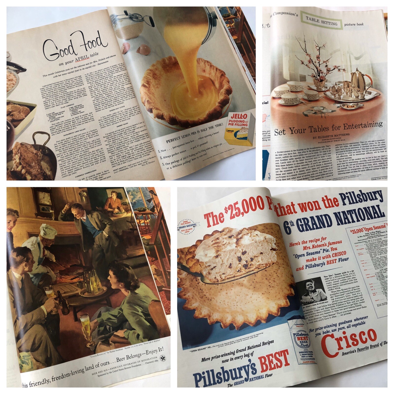 Vtg Easter Magazine Women's Home Companion April 1955 Crowell Collier ...