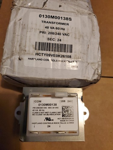 Replacement Transformer 0130M00138S 40VA 60Hz 208/240 VAC | eBay