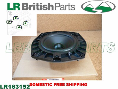 GENUINE LAND ROVER SPEAKER WOOFER RANGE ROVER SPORT 14 DISCOVERY NEW ...