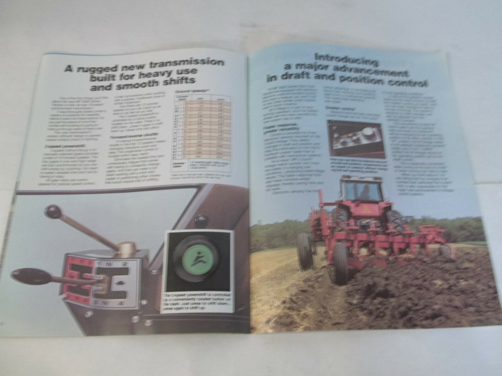 Massey Ferguson Models MF 3545 3525 3505 Tractors Brochure | eBay