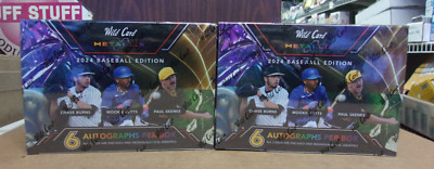 LOT OF (2) 2024 WILD CARD METALLIX BASEBALL HOBBY SEALED BOXES (12 AUTO ...