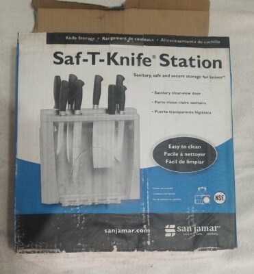 San Jamar STK1008 Saf-T-Knife Station Knife Holder | eBay