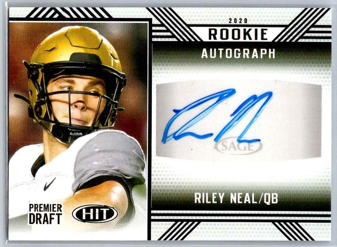 Riley Neal 2020 2020 Sage Hit RC Classic Autographs Rookie Auto Ball ...