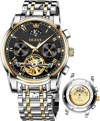 Automatic Mechanical Watches for Men Self Winding Waterproof Stainless ...