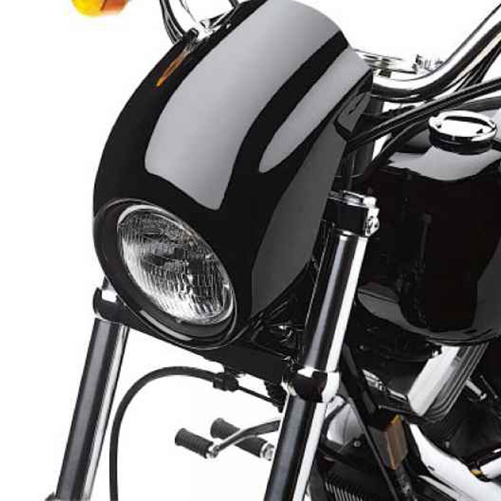 For Harley Sportster XL 883 1200 Dyna Racer Front Cowl Headlight ...