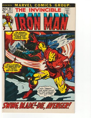 IRON MAN 51 ( 1972 ) NOW STALKS THE CYBORG-SINISTER! NM | eBay