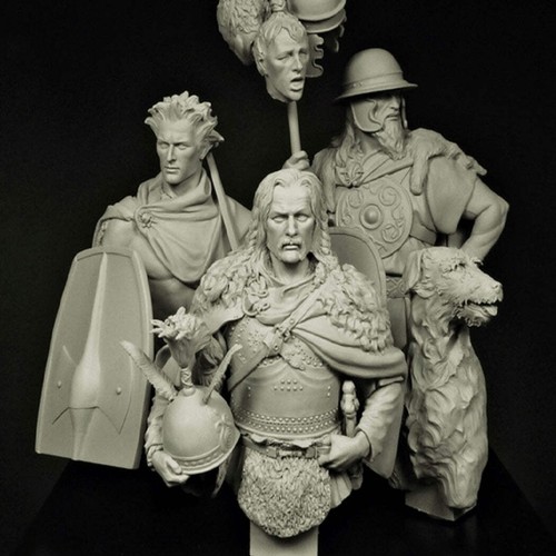 1/12 BUST Resin Model Kit Gaulish Celtic Warriors Barbares Unpainted | eBay