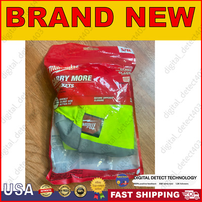 Milwaukee Carry More 10 Pockets S/M Class 2 Safety Vest W/Anti-Scratch ...