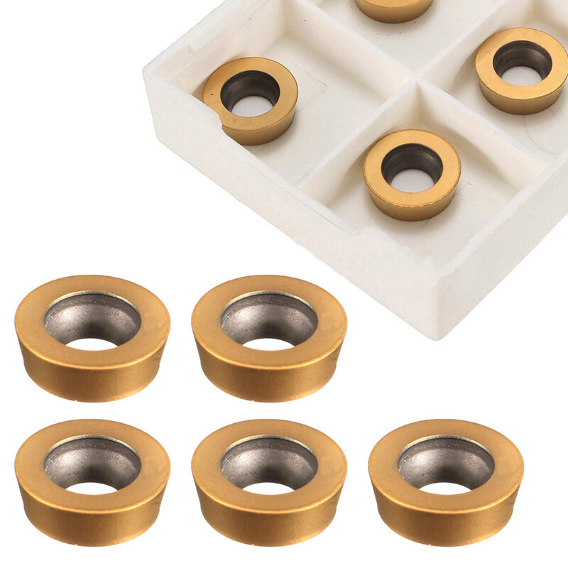 10Pcs Round Carbide Blade Inserts RPMT1003MO-TT LF602 CNC Cutting ...