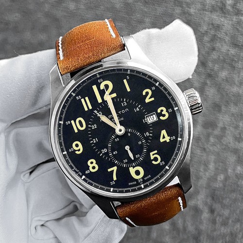 HAMILTON Watch H70655733 Khaki Field Officer Auto Automatic Winding ...