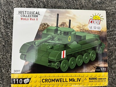 COBI 3091 Cromwell MkII HC WWII Tank 1:72 Brick Model | eBay UK
