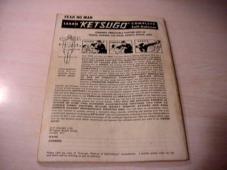 KID SLADE GUNFIGHT # 1 WESTERN COMIC BOOK, BRITISH & PORTER, 68 PAGES G ...