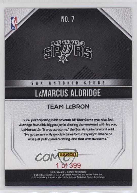 2018-19 Panini Instant All-Stars /399 LaMarcus Aldridge #7 | eBay