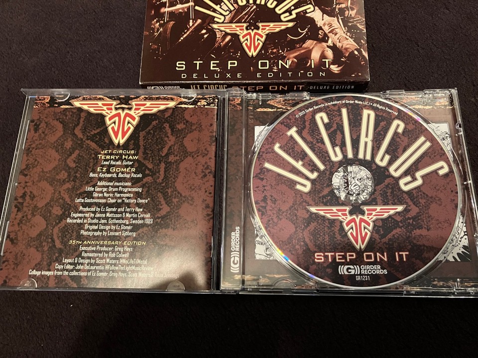 Jet Circus -Step On It CD 2025 REMASTERED LTD EDITION W/ Collectors ...