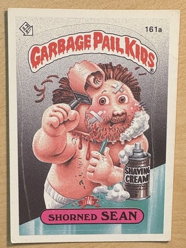 1986 Garbage Pail Kids Shorned Sean Card #161a | eBay