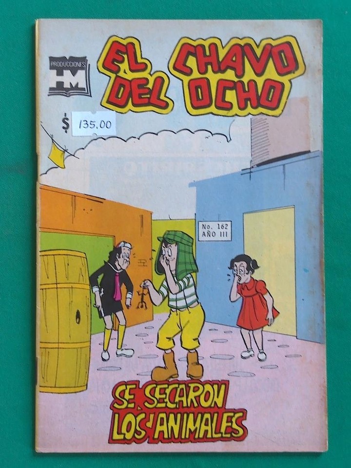1977 EL CHAVO DEL OCHO #162 Chespirito NO CHAPULIN COLORADO SPANISH ...