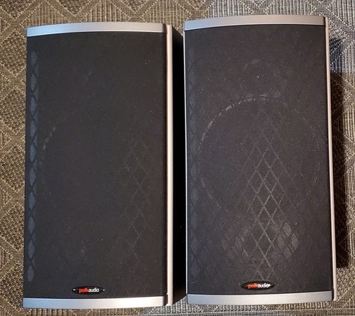 Polk Audio RTi6 Bookshelf Speakers Pair (2) with Speaker Grills Tested ...