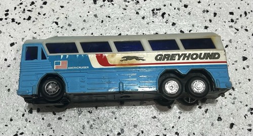 Vintage Toy Greyhound Bus Americruiser Made in Hong Kong advertising ...