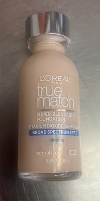 L'Oreal True Match Super Blendable Makeup color C2 Natural Ivory 1 oz ...