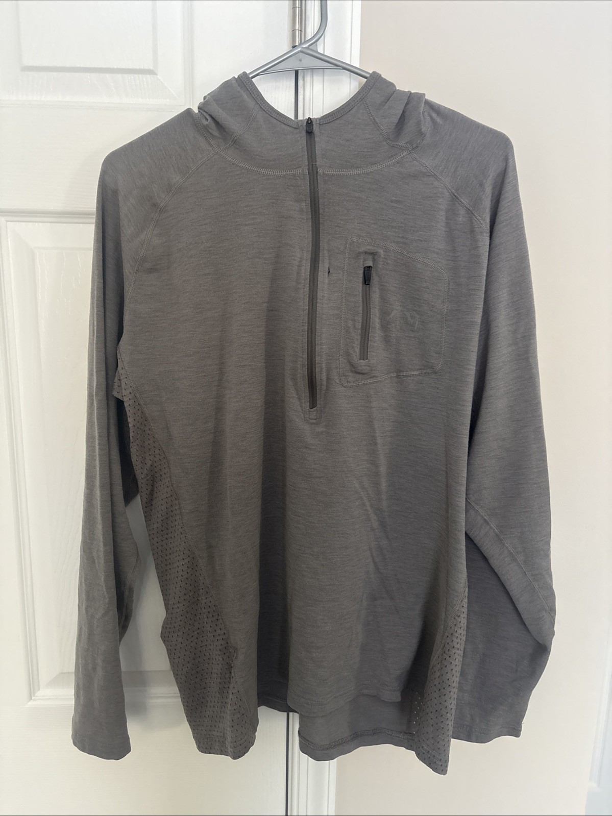 Kuiu Ultra Merino 145 Zip-T Hunting Hoodie XL Stone | eBay