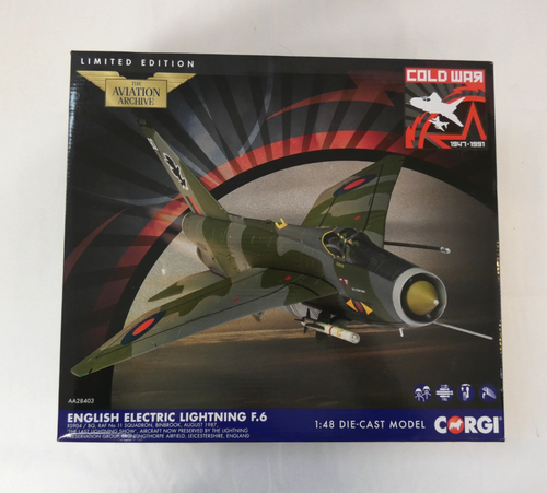 Corgi English Electric Lightning F.6 1:48 Die Cast Model AA28403 (Mar ...