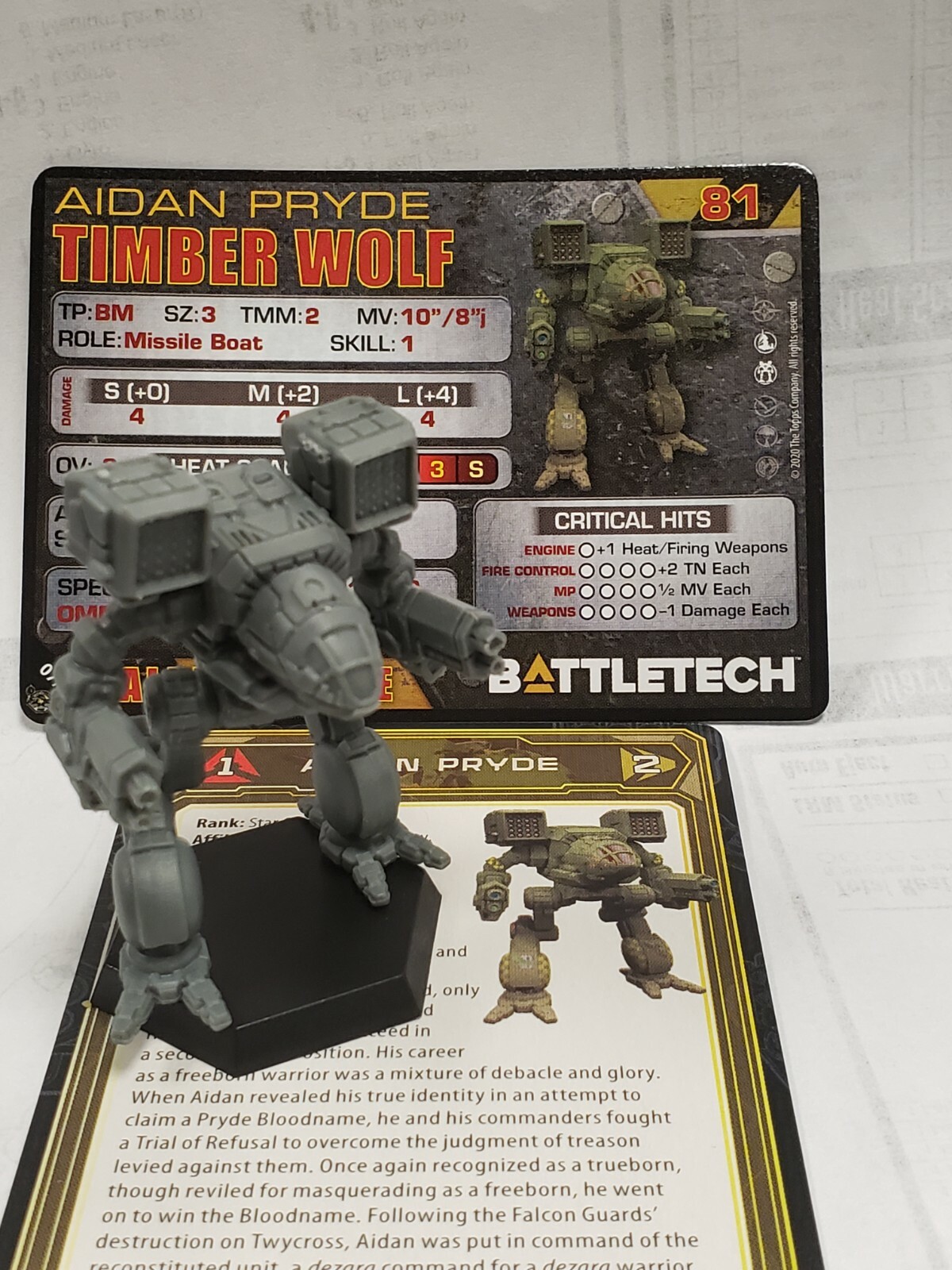 Battletech Plastic Mech from Kickstarter 2020 Catalyst Game Labs ...