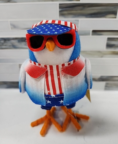 Target Sun Squad 2024 Summer 4th of July Featherly Friends Fabric Bird ...