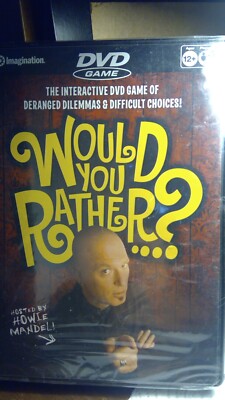 Would You Rather Interactive DVD Game Hosted by Howie Mandel NEW ...