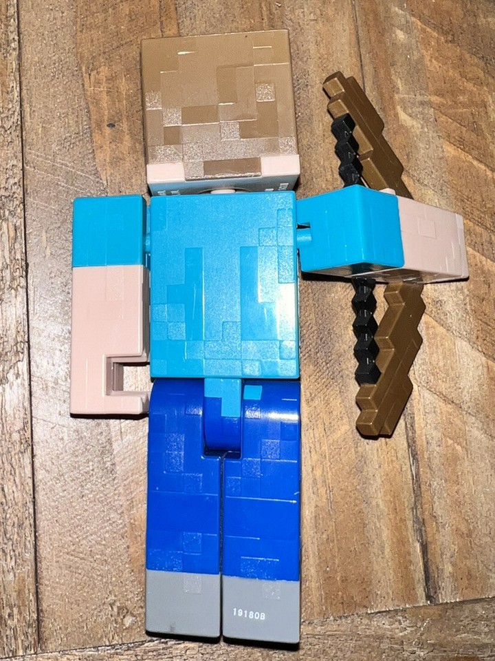 2015 Mattel Minecraft Steve with Bow. 5 Inch. No arrows. | eBay