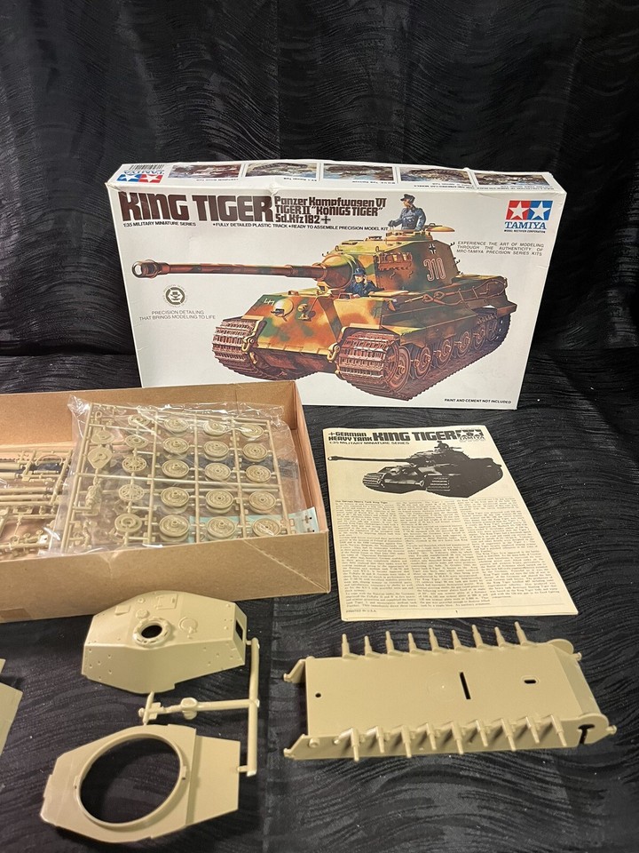 Tamiya King Tiger Panzer Kampfwagen VI Tiger II Konigs Tiger 1/35 MM ...