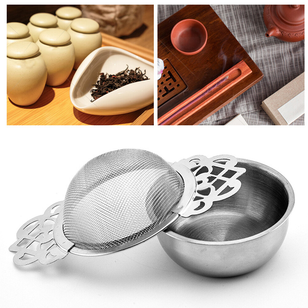 6.5cm Filter Office Kitchen Home Fine Mesh Bowls With Wing Extender Tea ...