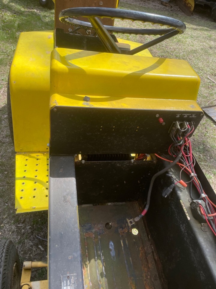 Vintage Elec-Trak E14 mower, garden tractor with variable speed ...