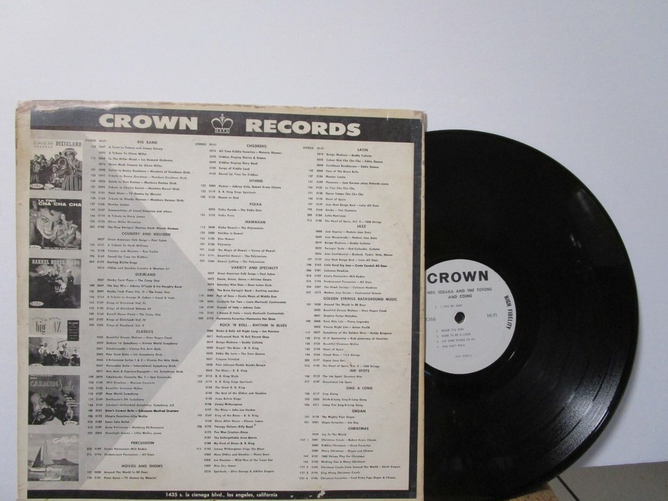 Neil Sedaka & the Tokens & Coins While I Dream Vinyl Lp Record | eBay