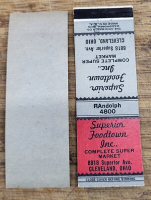 Matchcover Ohio Cleveland Superior Foodtown Inc. | eBay