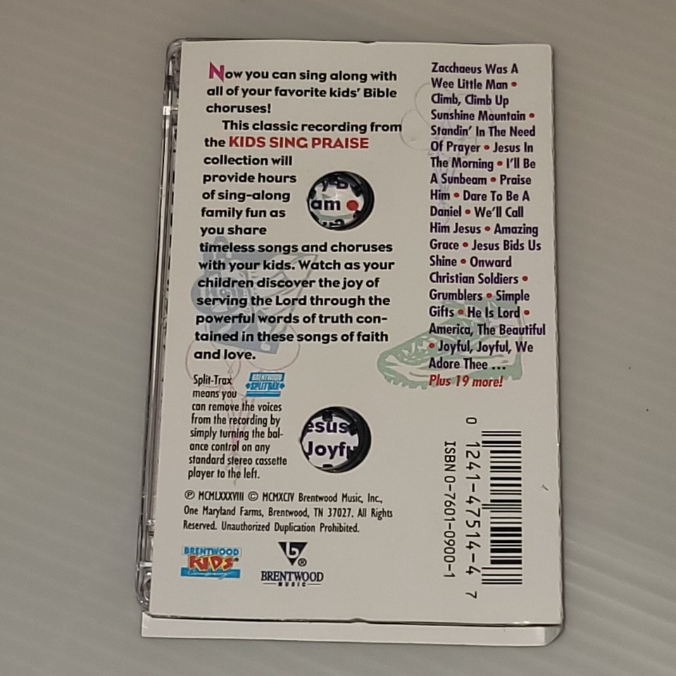 Kids Sing Praise Volume 2 Cassette 1988 | eBay
