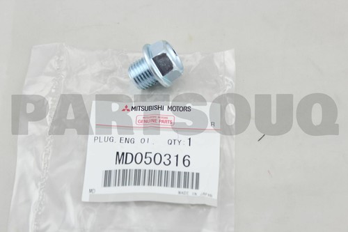 MD050316 Genuine Mitsubishi PLUG,OIL DRAIN | eBay