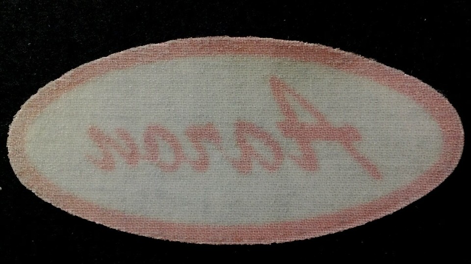 Aaron Vintage 1960s Cursive Name Patch Uniform Shirt Iron On RARE VHTF ...