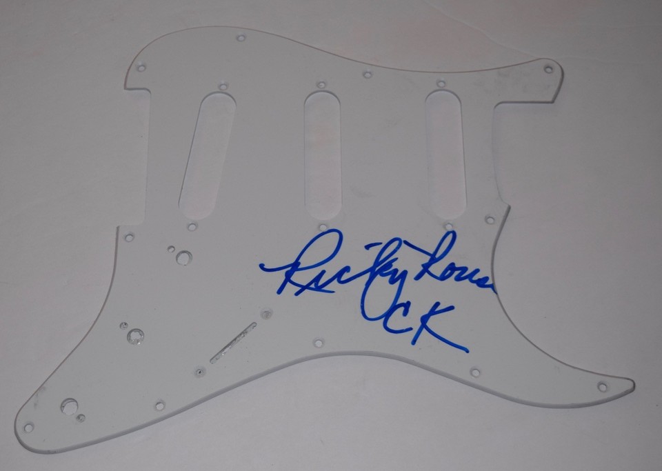 Ricky Rouse Signed Guitar Pickguard Chaka Khan Parliament Funkadelic ...