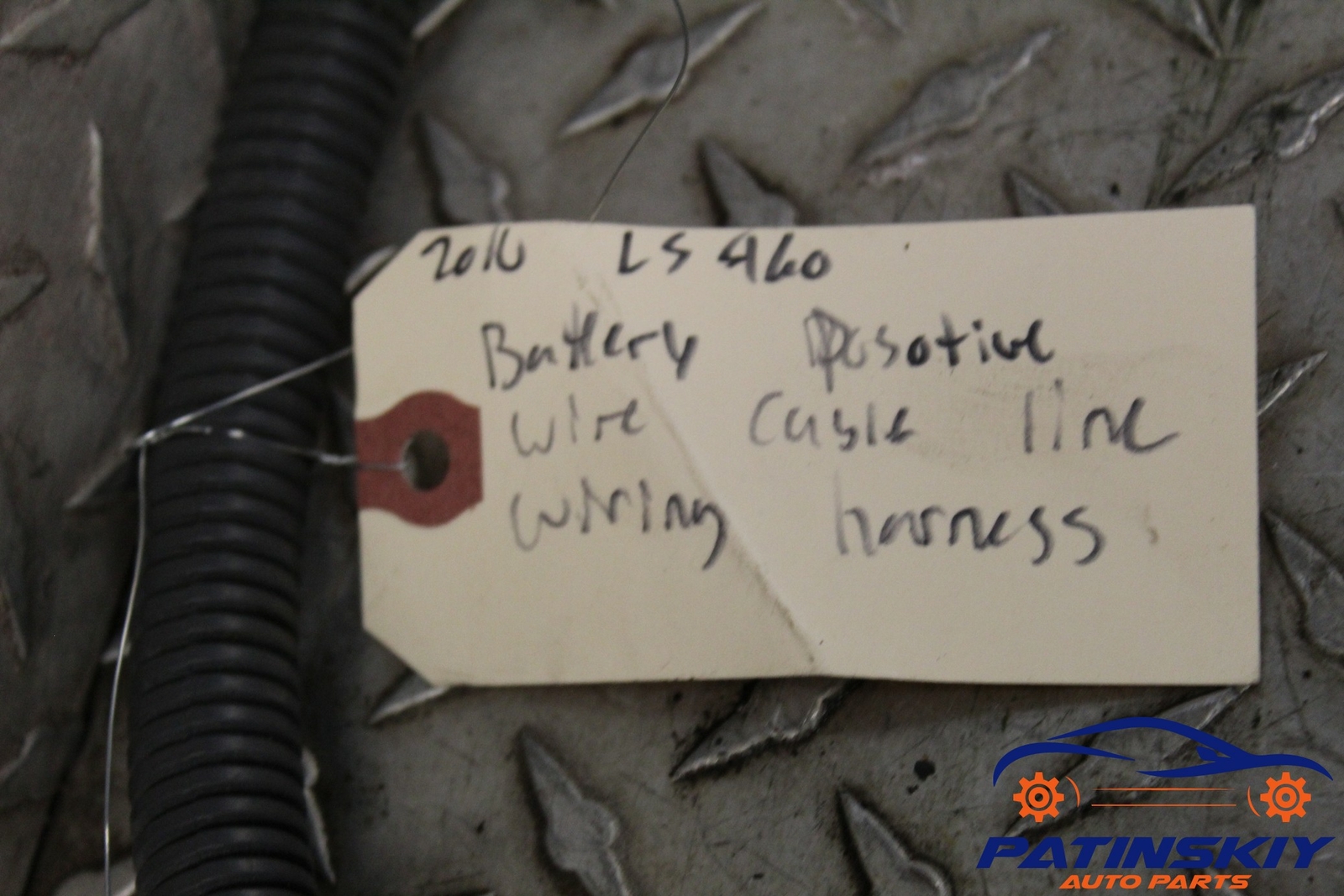 2010 LEXUS LS 460 BATTERY POSITIVE + WIRE CABLE LINE WIRING HARNESS ...