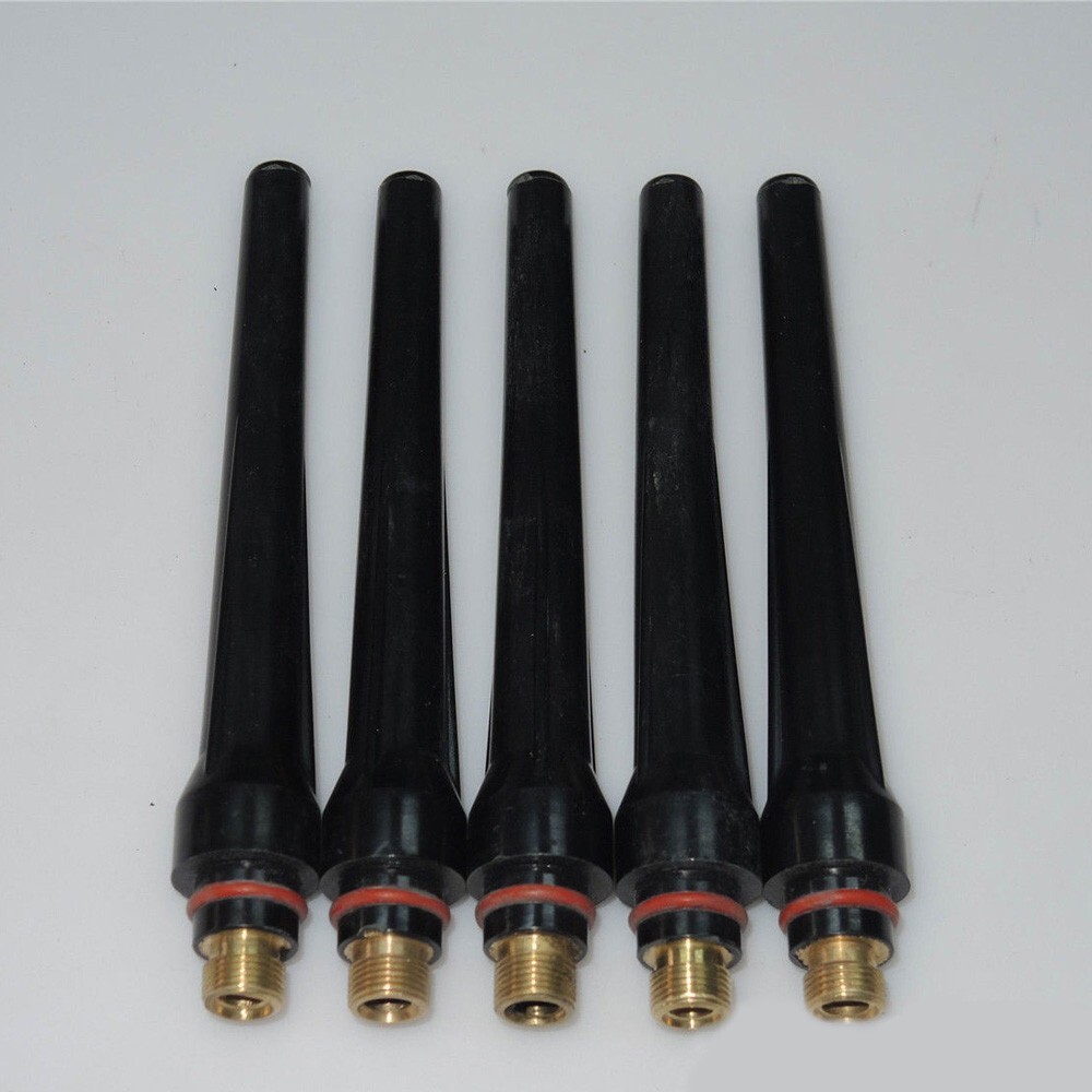 Long Back Cup Black For Tig Welding Torch 5pcs 57Y02 WP-17 Hot Durable ...