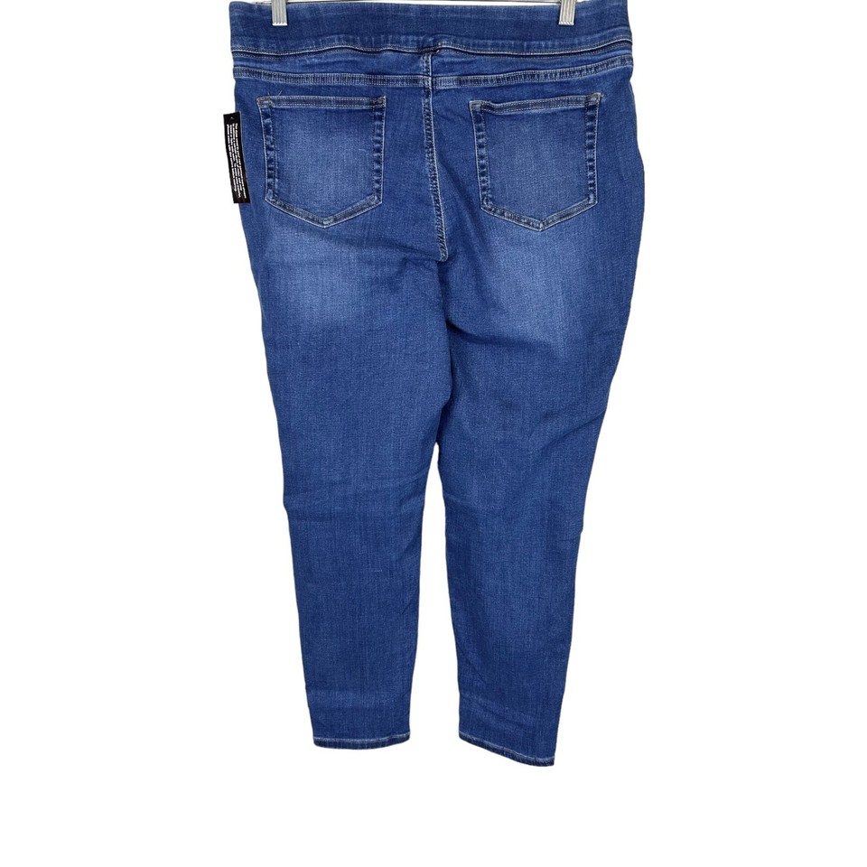 Denim & Co. Easy Stretch Denim Regular Pull-On Jeggings Pant Medium ...