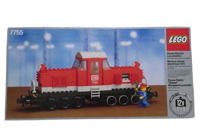 LEGO Train 12V 7755 – Locomotive diesel de manœuvre (1983) — NEUF ...