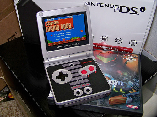 Nintendo Game Boy Advance GBA SP NES Classic Edition System AGS 101 ...