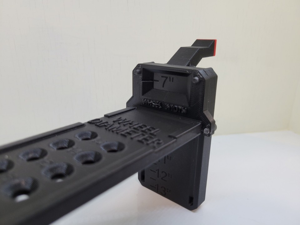 Universal Wheel Fitment Offset Tool - Offset Measurement Gauge Hub Tool ...