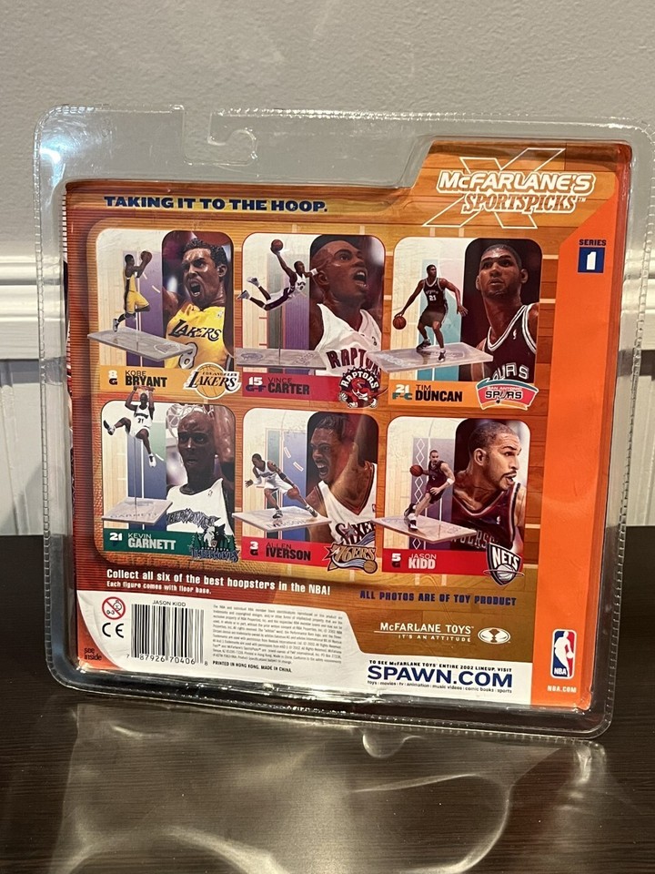 2002 NBA McFarlane Sportspicks Series 1 Jason Kidd Action Figure Toy ...