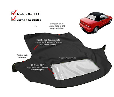 Fits Geo Metro Pontiac Firefly suziki Swift Cultus 1990-93 Convertible ...