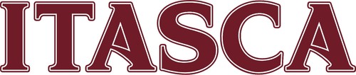 ITASCA RV LOGO Lettering decal Graphic Burgundy, Dark Red 3.3/8" X 15.5 ...