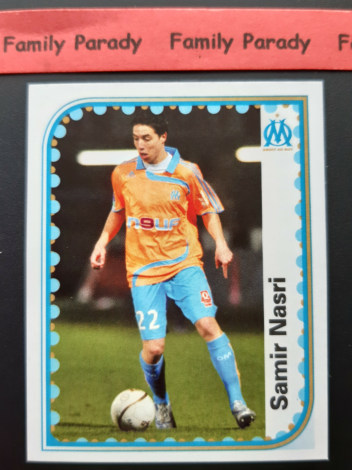 Samir Nasri N°157 Marseille Image Sticker Panini Om Champions 2010 Occ ...