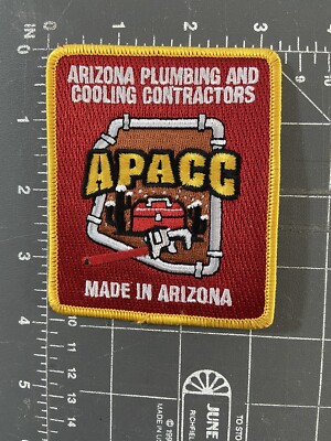 Arizona Plumbing And Cooling Contractors APACC Patch Labor Union HVAC ...