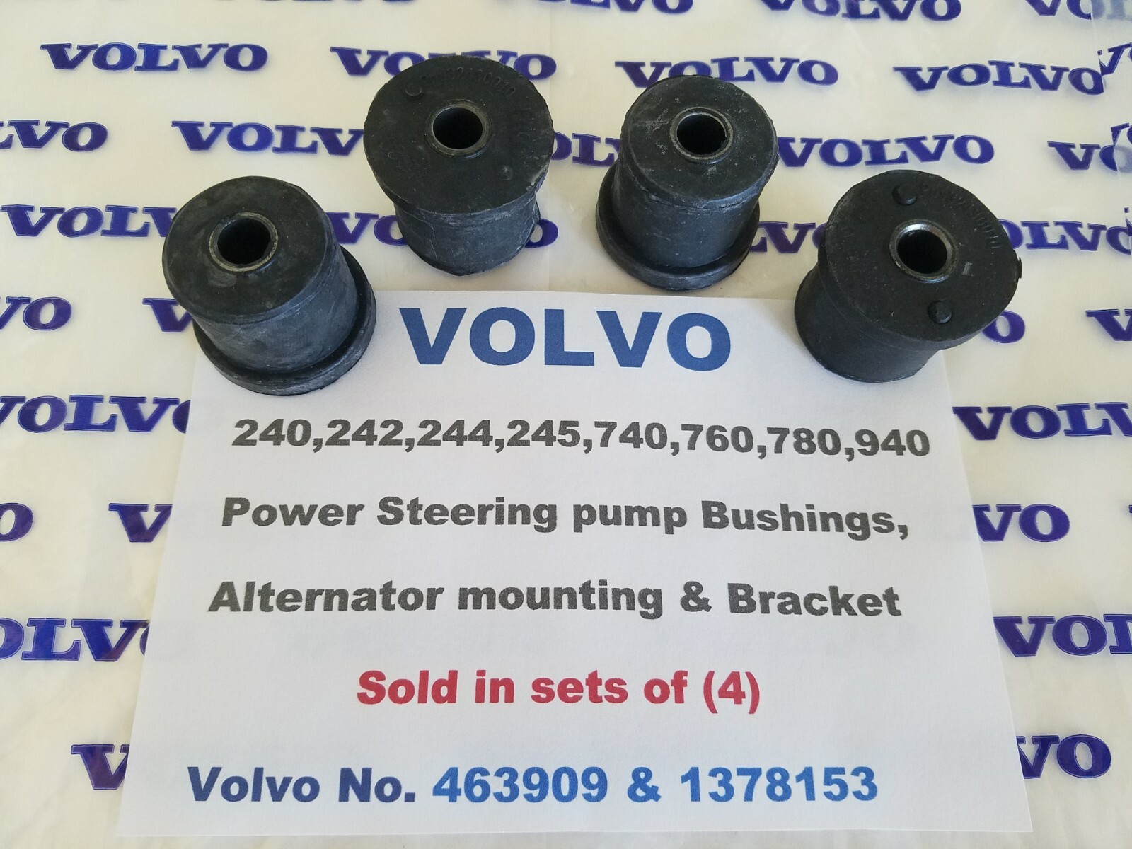 Volvo 240 242 244 245 740 760 780 940 Power Steering Pump Bushings ...